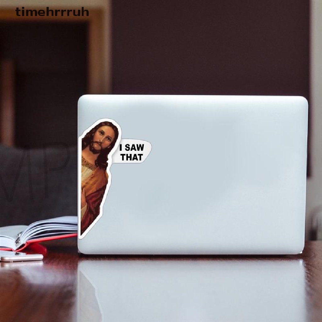 (hot*) Car Sticker Jesus I Saw That Decal Sticker Waterproof Faith ...