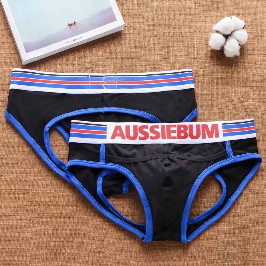 Aussie Bum Cotton Bottomless Jockstraps Bumless Briefs Jock Strap Brief
