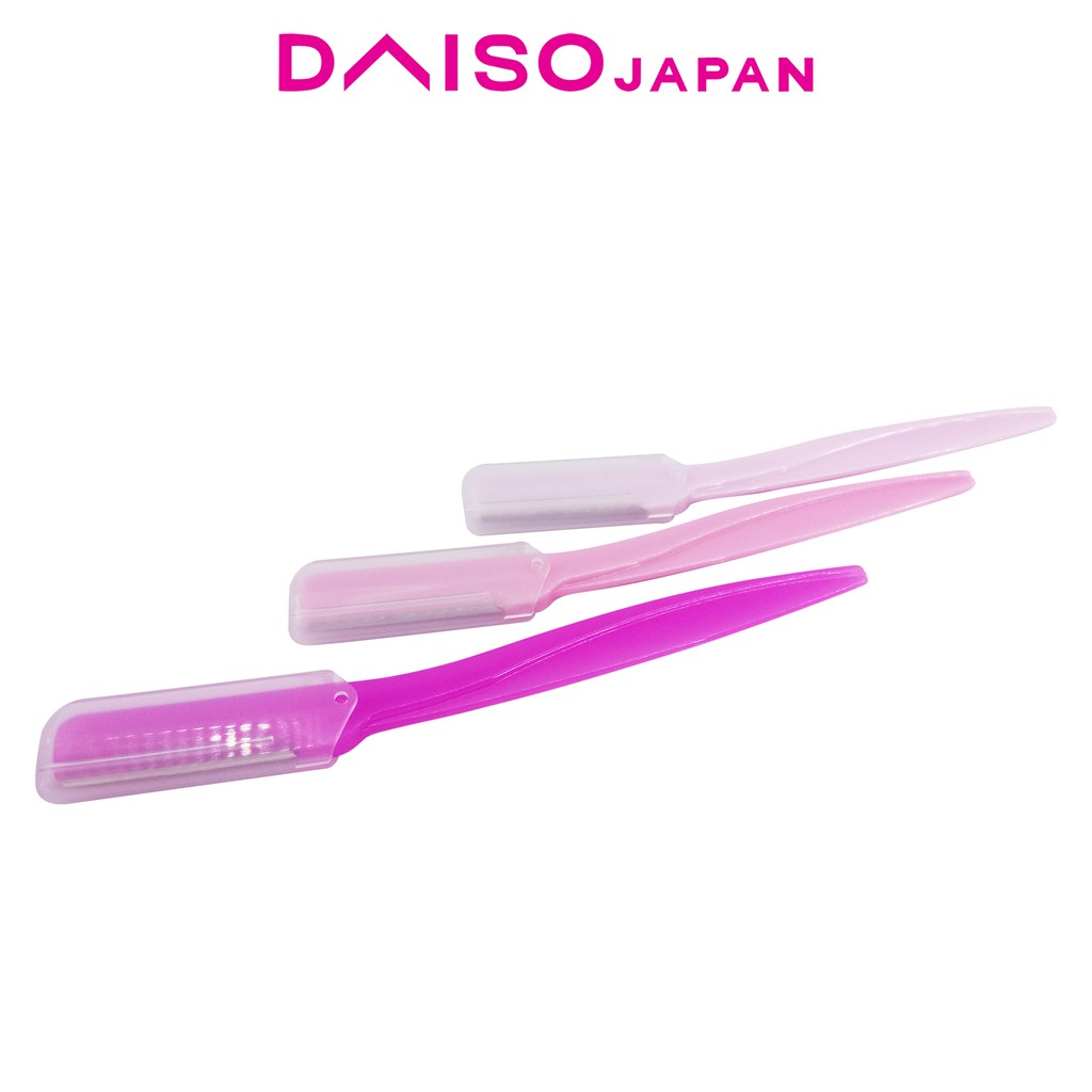 Daiso Facial Razors with Regular Blades (3 pieces) | Shopee Philippines