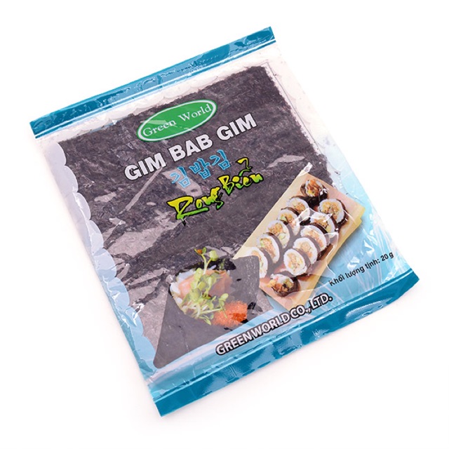 Gim BAB GIM RICE ROLL SEAFOOD (20g/10 leaves/1 pack) | Shopee Philippines