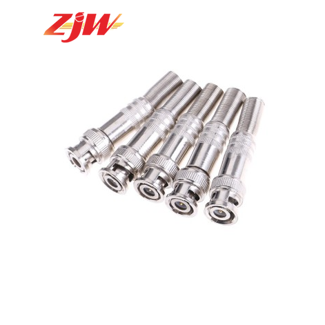 ZJW 5pcs BNC Connector (scew type) for Coaxial RG59 and RG6 Siamese ...