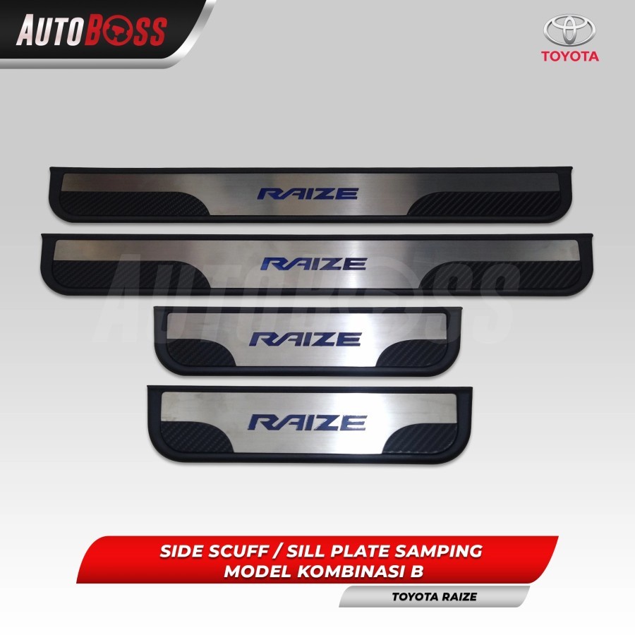 Sill PLATE SIDE/SIDE SCUFF DOOR PLATE TOYOTA RAIZE EXCLUSIVE CARBON ...