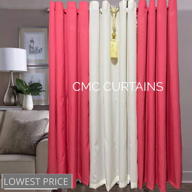 Plain "Curtain 3in1" 68inches ,7feet & 8feet Length US Katrina Lowest ...