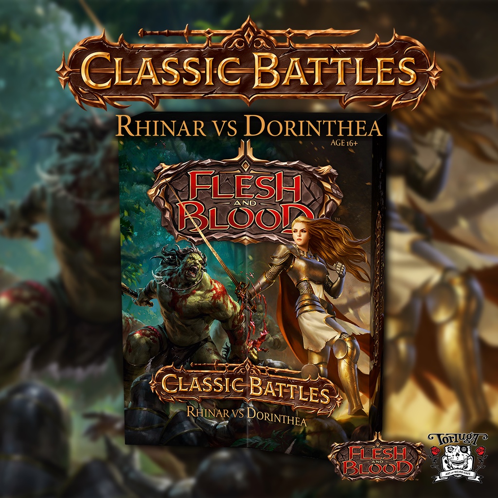 Flesh and Blood Classic Battles: Rhinar vs. Dorinthea ฺ Blitz Deck Box ...