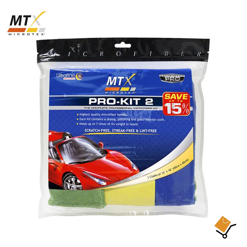 Microtex PROKIT-2 The Complete Professional Microfiber Kit | Shopee ...