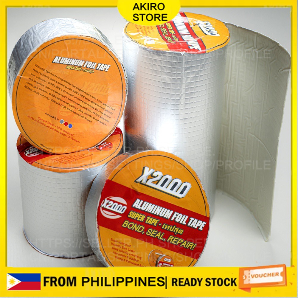 Aluminum Foil Butyl Waterproof Tape For roof leak Roof Sealant Wall ...
