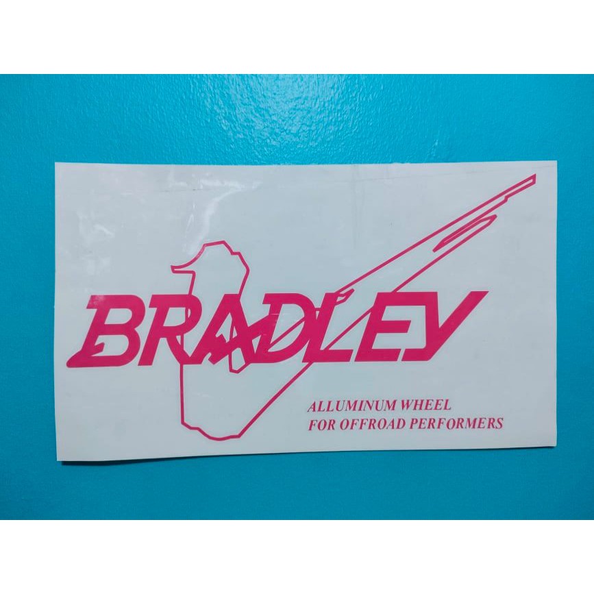 Eurodecals Bradley Logo Printed Sticker | Shopee Philippines