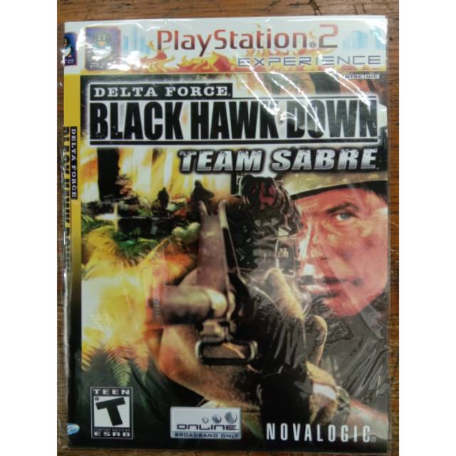 Ps2 Game Cassette Black Hawk Down Team Saber | Shopee Philippines
