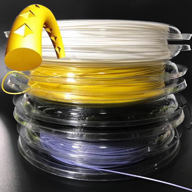 200m Polyester Tennis Racket String Reel Tennis Hard Strings | Shopee ...