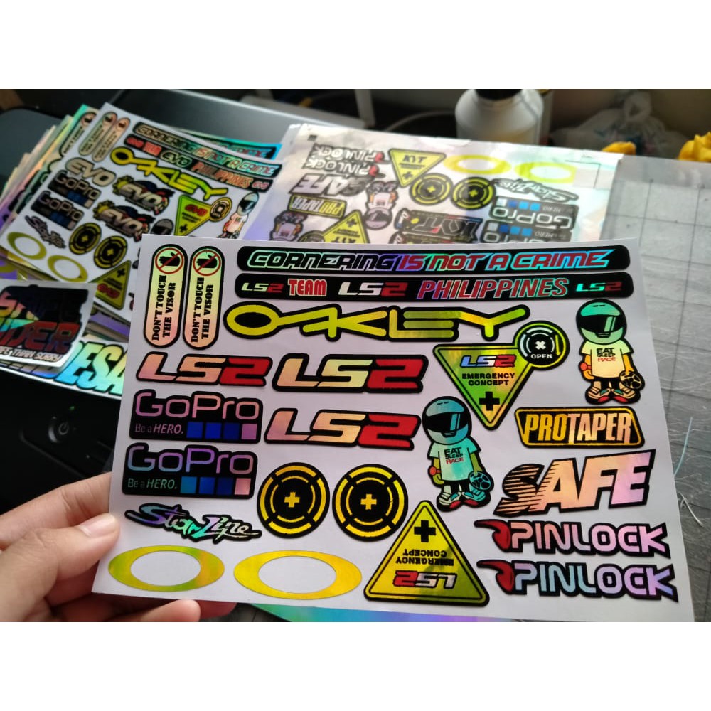 LS2 Visor Vinyl Waterproof Sticker | Shopee Philippines
