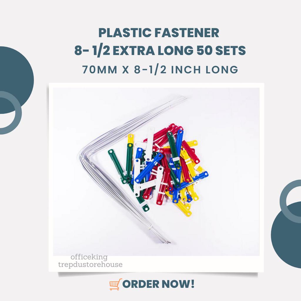 Plastic Fastener 8-1/2 extra long 50 sets | Shopee Philippines
