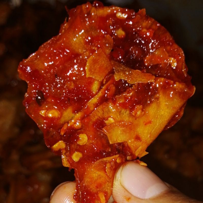 Sweet And Savory Spicy Cassava Chips 100% Original Chili 500gr | Shopee ...