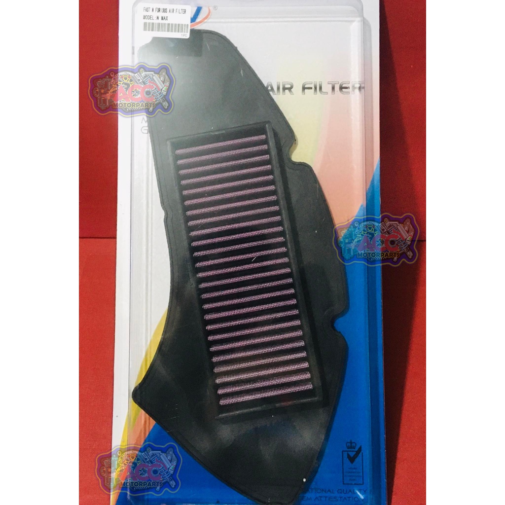 ACC Motorparts Air Filter Element for Yamaha NMAX V1 - Genuine Material ...