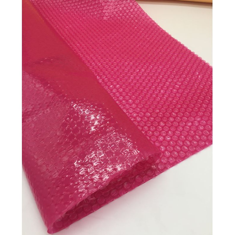 500mm/50cm X 5meters, Pink Plastic Bubble Wrap, Plastic Bubble Sheet ...
