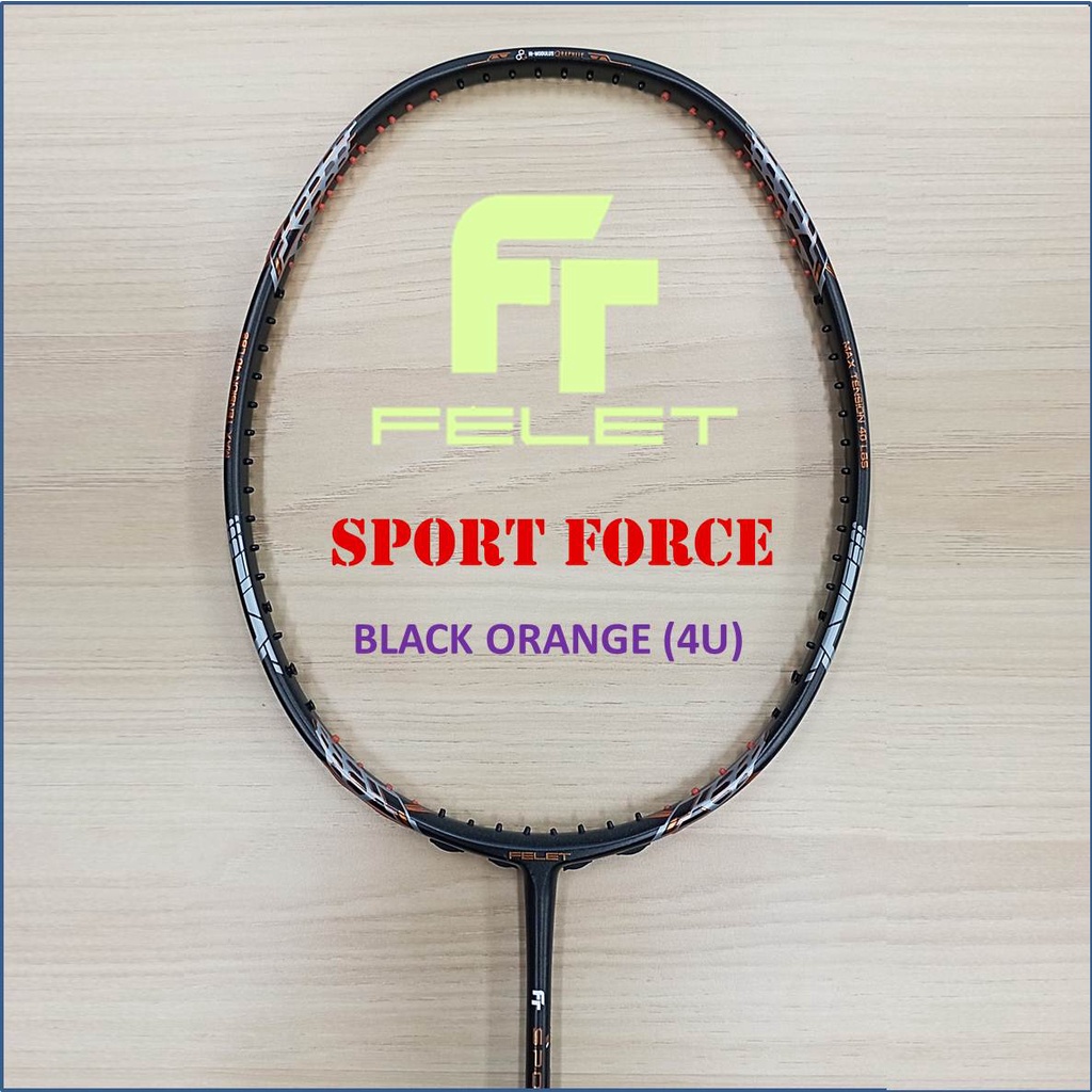 FELET Badminton Racket SPORT FORCE (Head Heavy)(Smashing) | Shopee ...