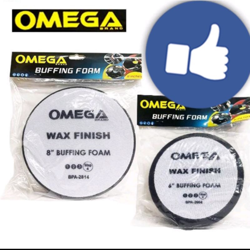 OMEGA BUFFING FOAM WAX FINISH 6"(BPA-2604), 8"(BPA-2814) | Shopee ...