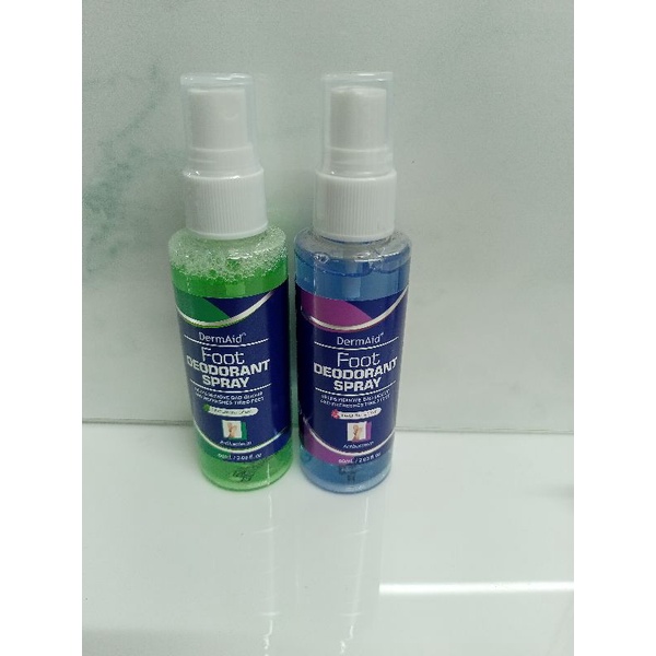 DERMAID FOOT DEODORANT SPRAY 60mL | Shopee Philippines