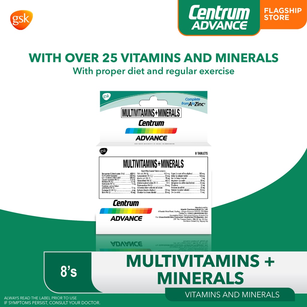 Centrum Advance 8 tablets (FREEBIE) | Shopee Philippines