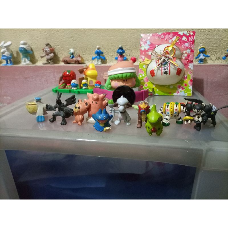 Old random pokemon figures 3/set | Shopee Philippines