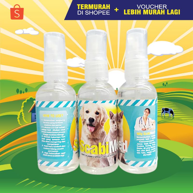 Scabimed Scabies Demodex Parasitic Medicine Spray in Bottle 30ml for ...