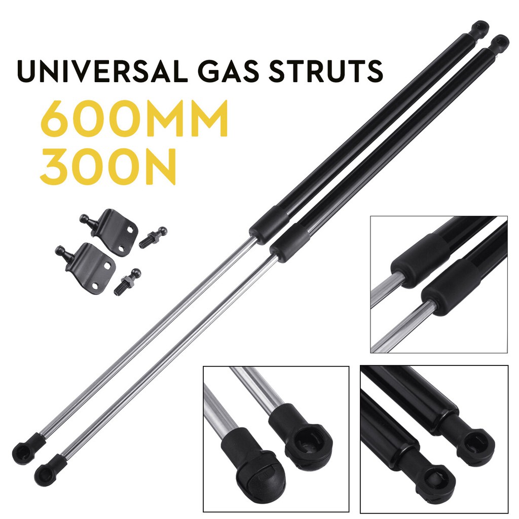 600mm 300N Universal Car Gas Struts Spring Kits With Brackets For Car ...