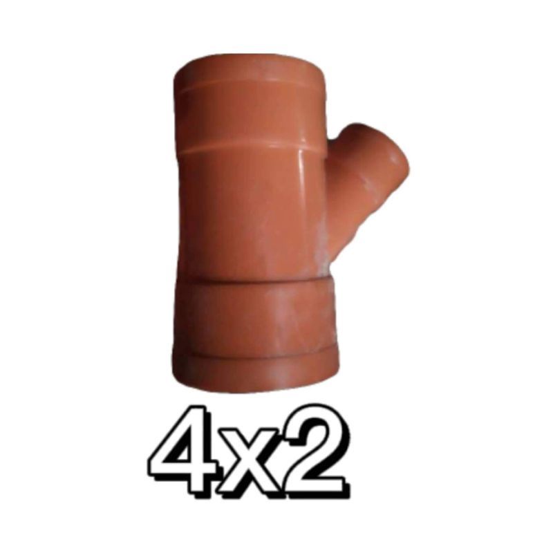 PVC Wye BIG SIZES | 2x2", 3x2", 3X3", 4x2", 4x3", 4x4" Orange ...