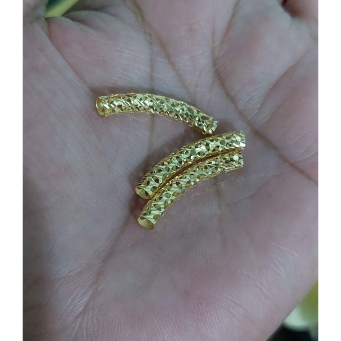 18K Saudi Gold BAR PENDANTS ️ PAWNABLE & COD | Shopee Philippines
