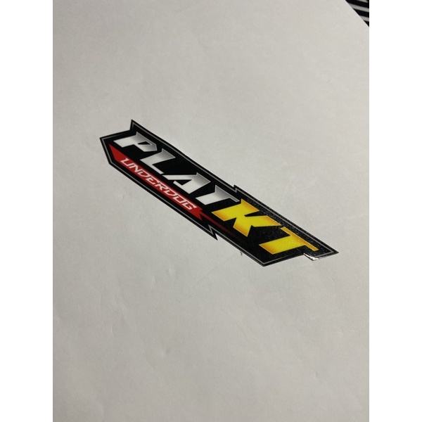 Underdog KT PLATE STICKER | Shopee Philippines