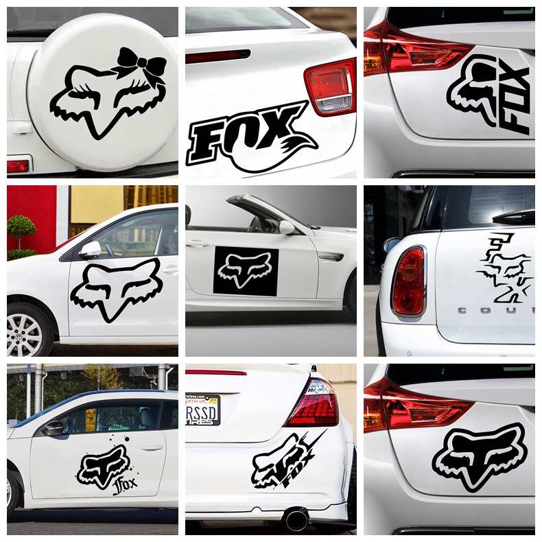 Free shipping Fox Auto Stickers On The Car For Truck Window Bumper Auto ...