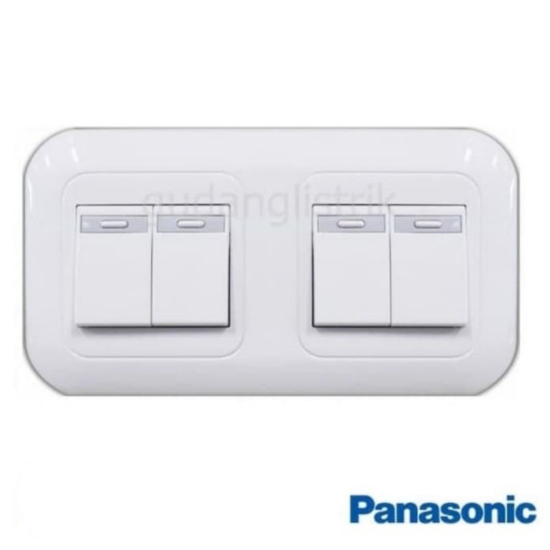 Panasonic Double 2 Gang Wide Series Switch | Shopee Philippines