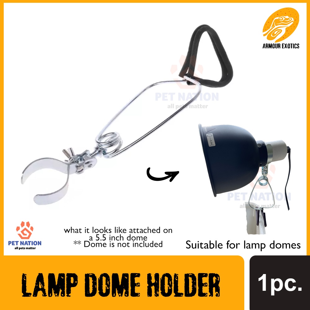Armour Exotics Lamp Dome Holder Clip UVB Dome Holder Clip Bulb Holder ...