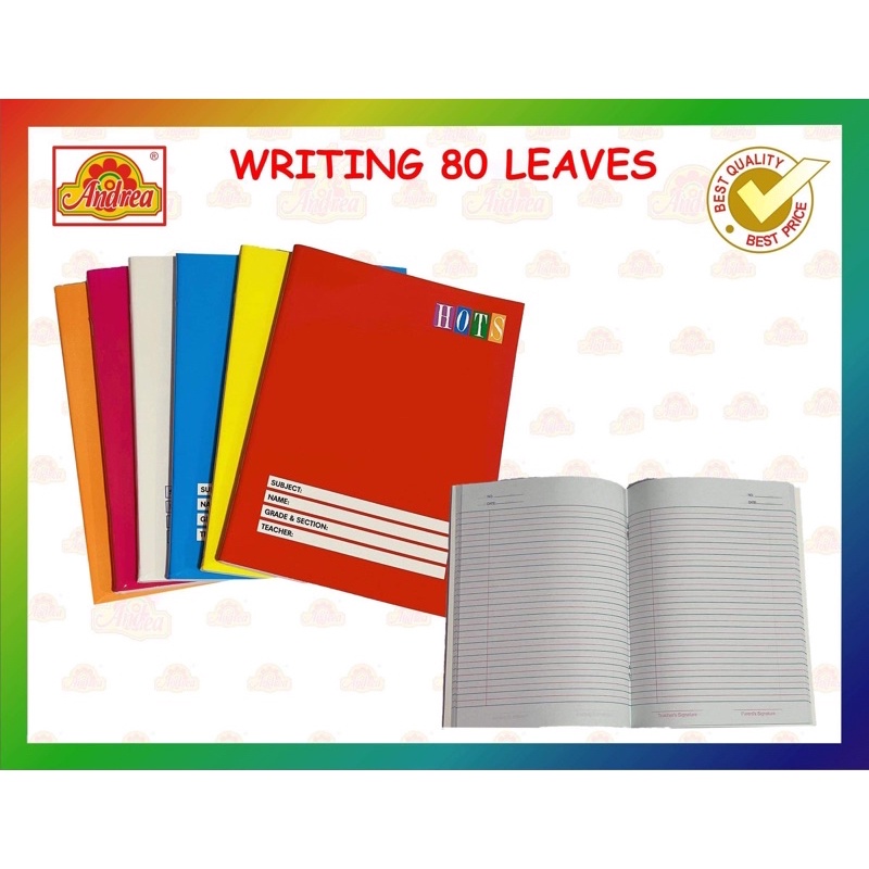 Writing Notebook | Andrea | Shopee Philippines