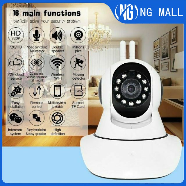 NG MALL V380 Wireless household IP CAM CCTV Camera | Shopee Philippines
