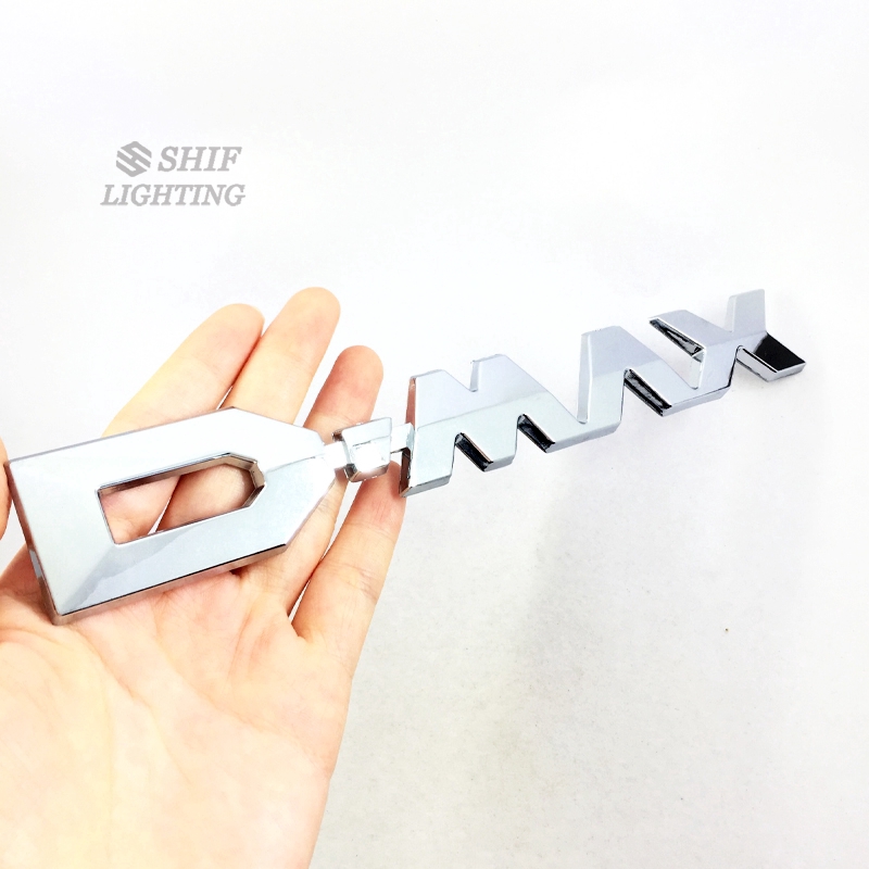 1 x ABS Chrome DMAX Letter Logo Car Auto Rear Trunk Emblem Badge ...