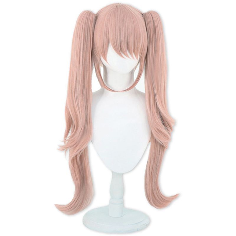 Japan Anime Danganronpa Junko Enoshima Cosplay Ponytails Hair Wig Clips ...