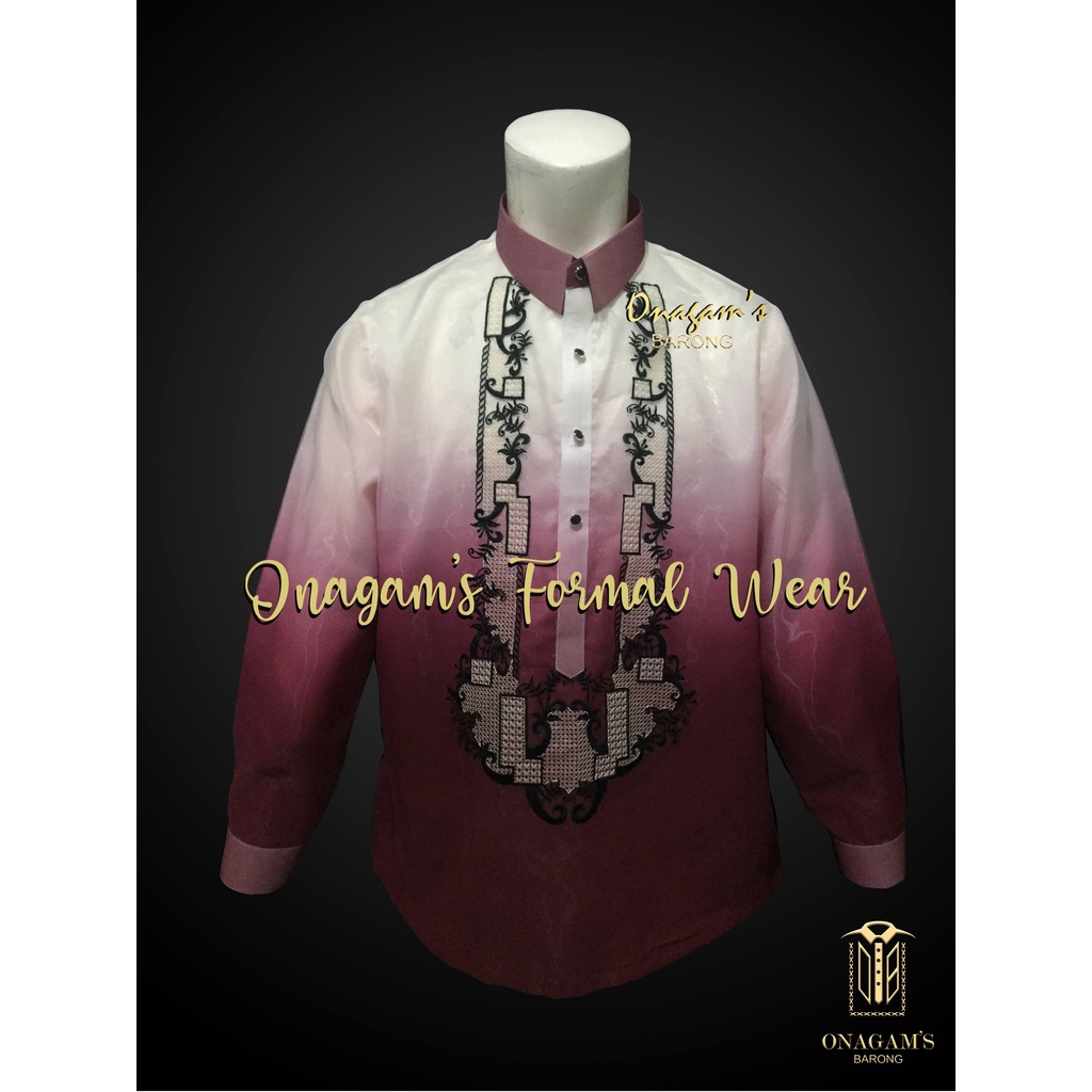 SAGE GREEN , OLD ROSE , BLACK , NAVY BLUE , ROSE GOLD / MAROON BARONG ...