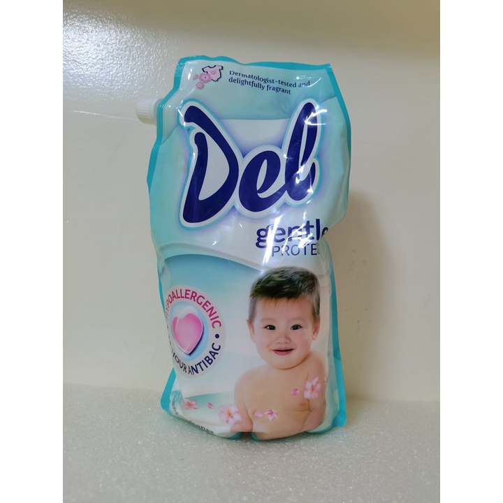 DEL Fabric Conditioner Softener — Gentle Protect, Hypoallergenic, 24 ...