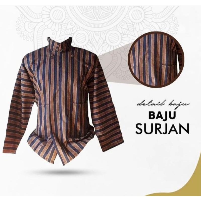 Surjan Lurik Men's Woven Adult | Shopee Philippines