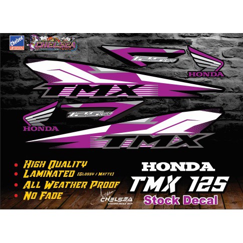 Honda TMX 125 Stock Decals / Stickers with freebies | Shopee Philippines