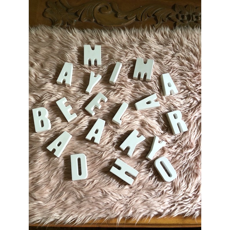 Plaster Letters (Bare White) | Shopee Philippines