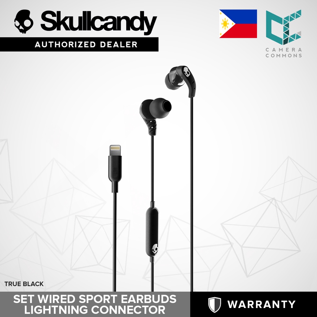 SkullCandy Set Wired Sport In-Ear Earbuds with Lightning Connector ...