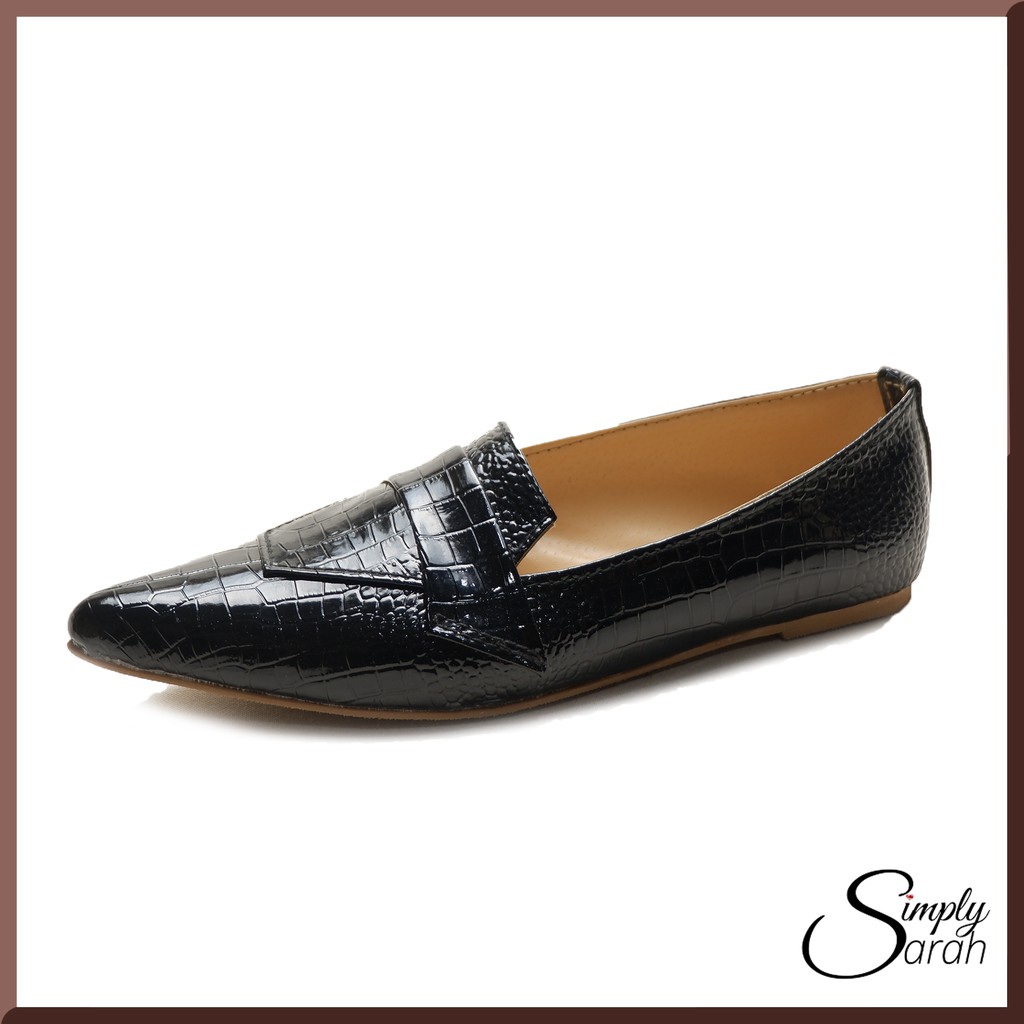 Marikina Tina Pointed Flat Shoes for Women Pinoy Made | Shopee Philippines