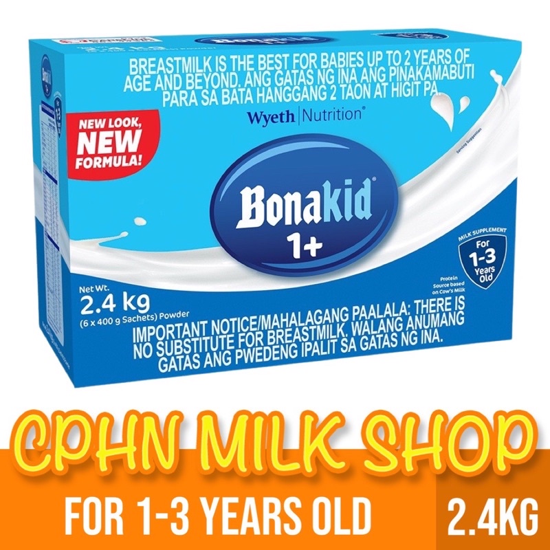 BONAKID® 2.4kg for 1-3 Years Old Milk Supplement | Shopee Philippines