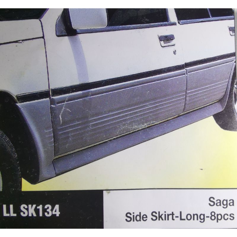 Saga VR4 Door Panel +Side Skirt PU and Fiberglass ( SK134 ) Without ...