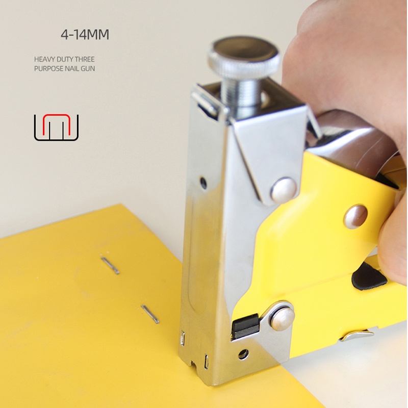 Deli Tools 3 In 1 Nail Gun Portable Industrial Staple Gun Heavy Duty ...