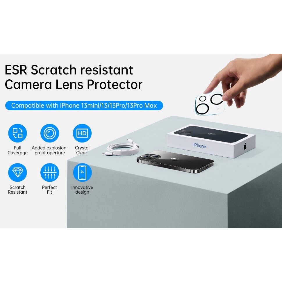 Esr Camera Protector for iPhone 13 Mini 13 13 Pro 13 Pro Max | Shopee ...