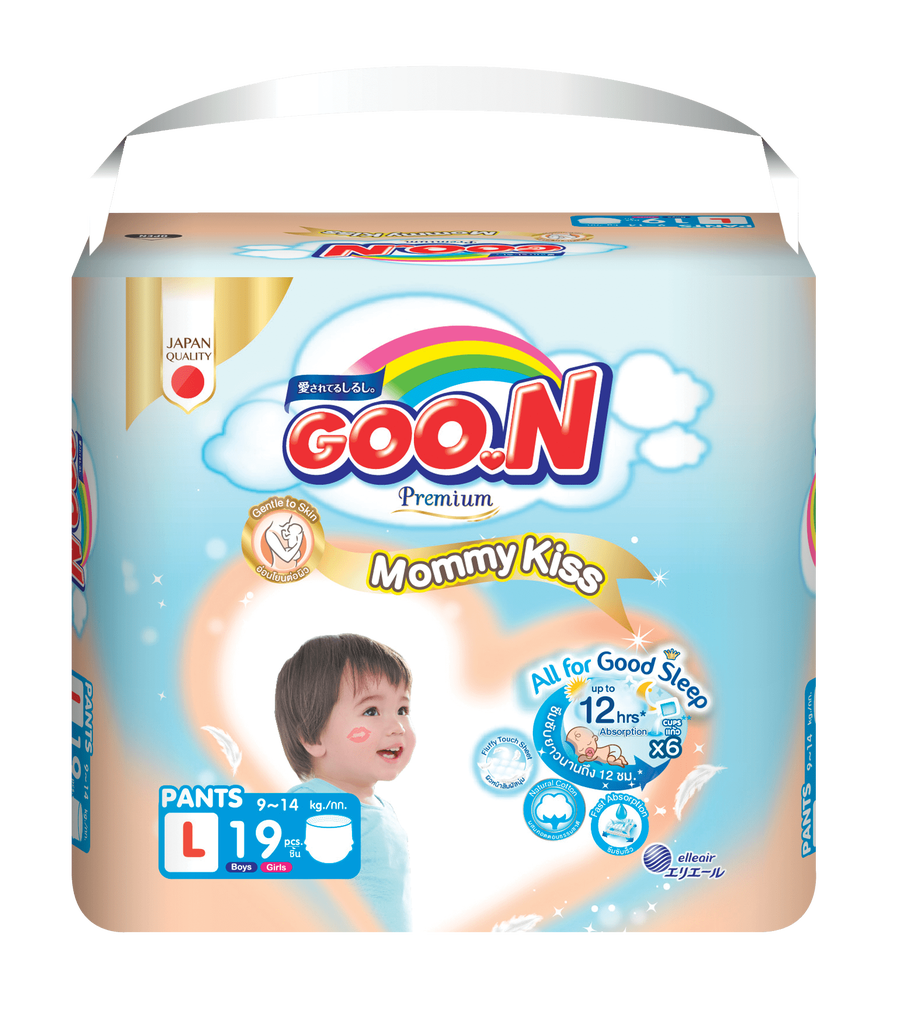 GOO.N Premium Mommy Kiss Diaper Pants L19 | Shopee Philippines