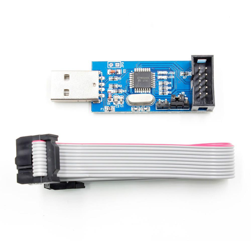USB ISP Programmer for AVR ATMega ATTiny 51 AVR Board ISP Downloader ...