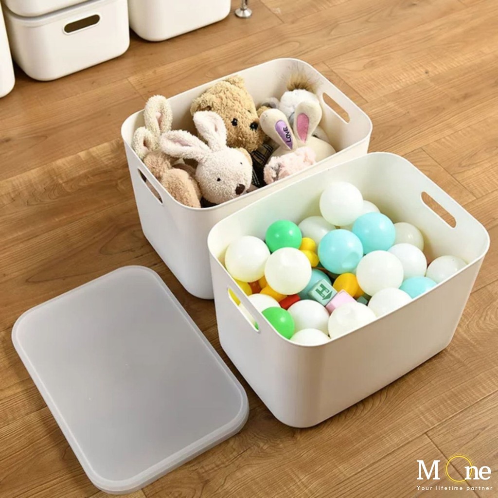 MEDIUM Portable Stackable Modern plastic storage box storage organizer ...