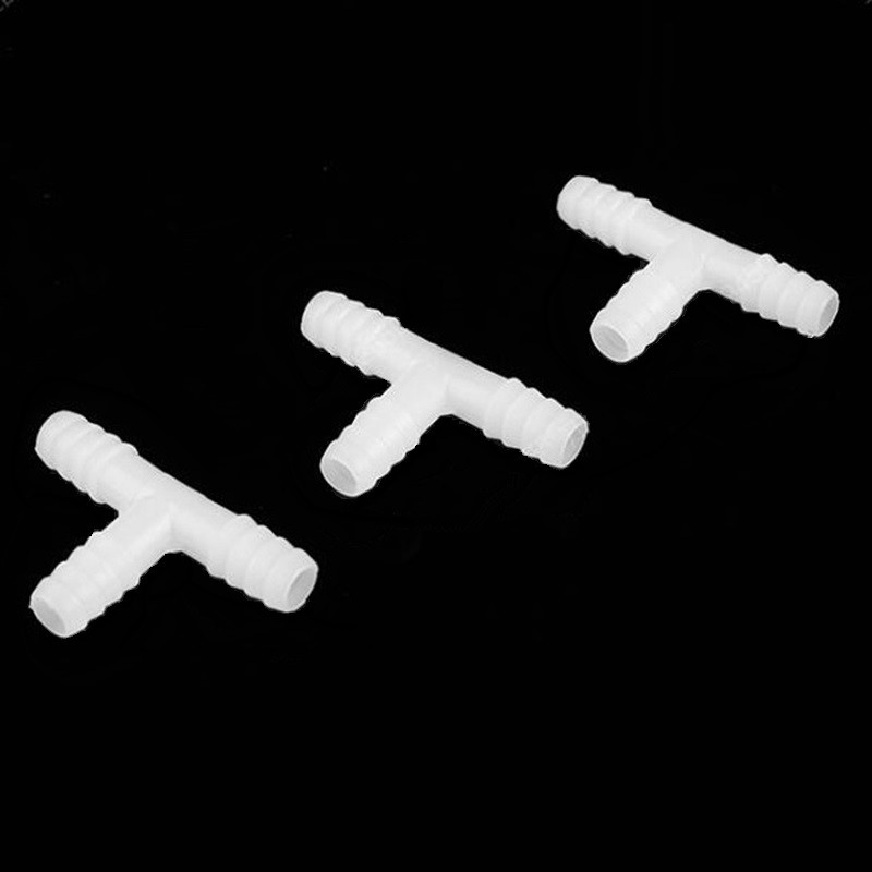 10pcs 10/12/16mm Plastic Tee Connector Aquarium T-Type Reducing Tee ...